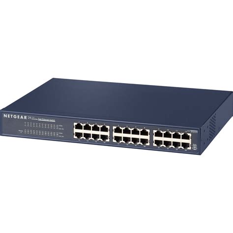 Best Buy NETGEAR ProSAFE Port Fast Ethernet Switch Gray JFS NA