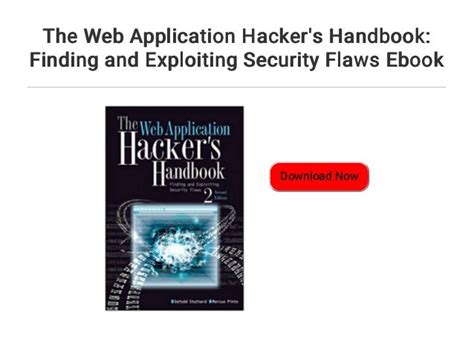 The Web Application Hackers Handbook Finding And Exploiting Security