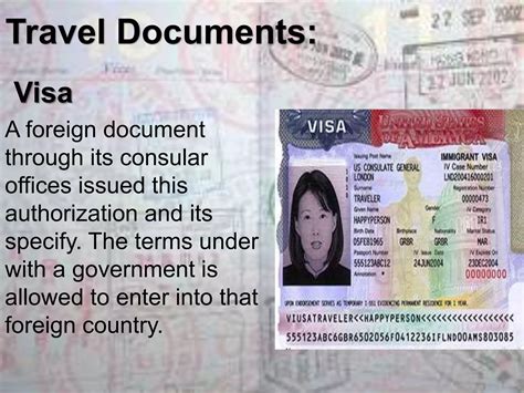 What Is Travel Document Number On Visa Photos
