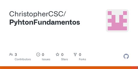 Github Christophercsc Pyhtonfundamentos