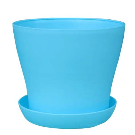 Большой полимерный комнатный открытый садовый цветочный горшок Балконный пластиковый горшок для