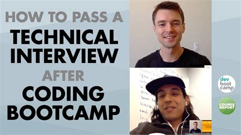 how to pass a technical job interview after coding bootcamp youtube