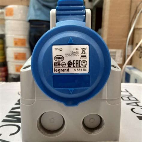 Promo Surface Mounting Socket 3pin 16A Legrand IP44 Female Diskon 23 Di Seller Hubner Store