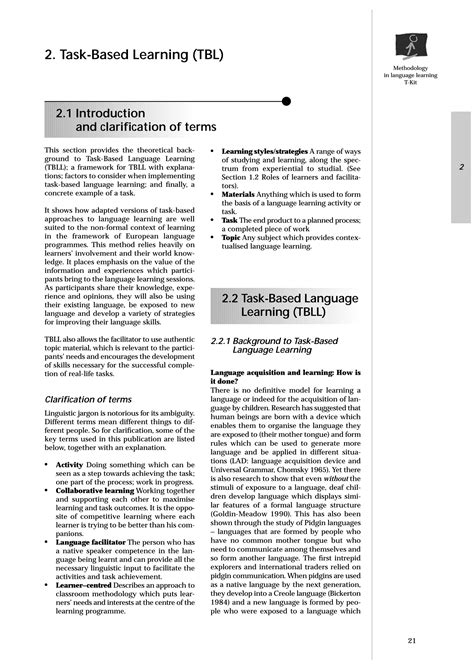 Task Based Learning Pdf
