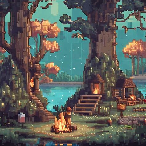 Premium Ai Image Raditional Pixel Art Reinvented And Reinterpreted Through Ai Algorithms