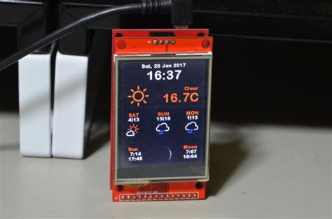 Esp8266 Weather Station Color インストール方法
