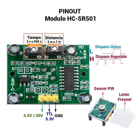 Sensor Infrarrojo De Movimiento Hc Sr501 Arduino Robot Electronica