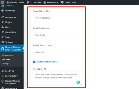 how to add email subscription to wordpress a step by step guide