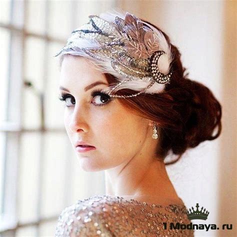 Эпатажное украшение на голову в стиле гэтсби с чем носить фото Gatsby Hair