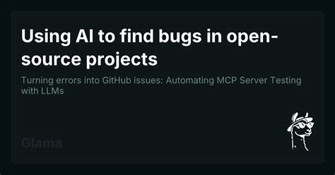 Turning Errors Into Github Issues Automating Mcp Server Testing With