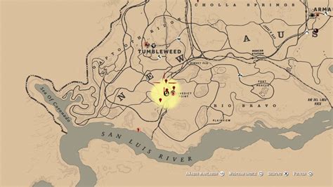Red Dead Online Tesoro Benedict Point Benedict Point Treasure Map