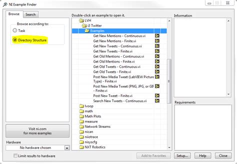 Using The Twitter Toolkit In LabVIEW NI Community