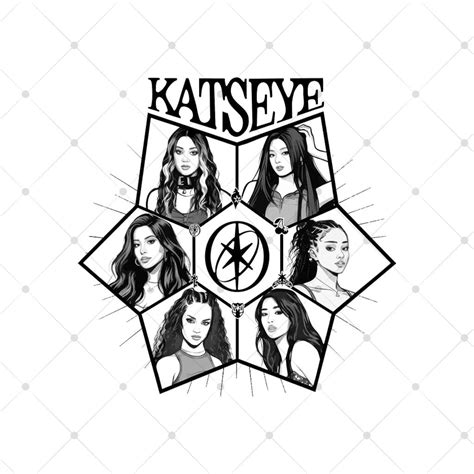 Kpop Katseye Svg Png Jpeg Pdf Bundle Cricut And Silhouette Compatible
