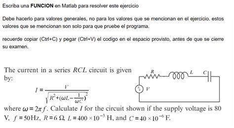 Solved Using A Function In Matlab NOT A SCRIPT Make Sure Chegg