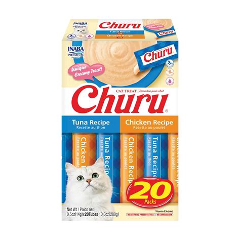 Inaba Churu Tuna Recipe And Chicken Recipe Variety Pack 0 5oz 20