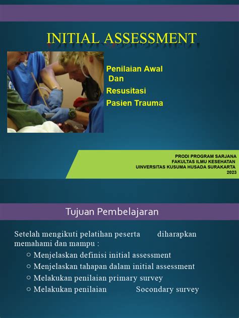 Materi Initial Assessment Pdf