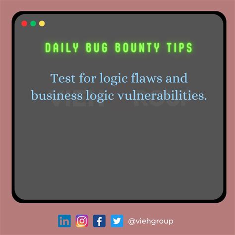 Vieh Group On Linkedin Infosec Cybersec Viehgroup Bug Bounty