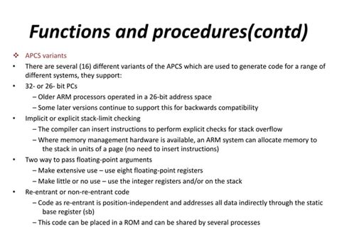Architectural Support For High Level Language Pptx