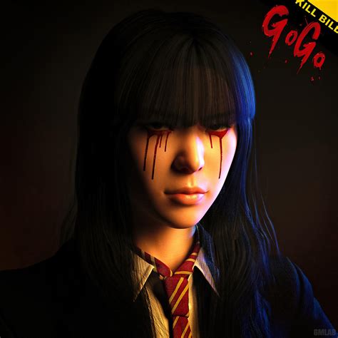 Gogo From Kill Bill D Render Digital Art By Gmartworks