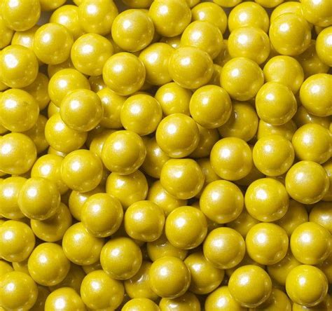 Shimmer Yellow Sixlets 2 Lb Candy Favorites