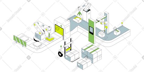 스마트팩토리 생산 Png Svg