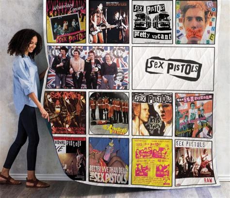 Sex Pistols Compilations Albums Quilt Blanket Bluefink