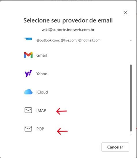 Configurando E Mail Profissional Novo Outlook Ajuda Inetweb Base De Conhecimento