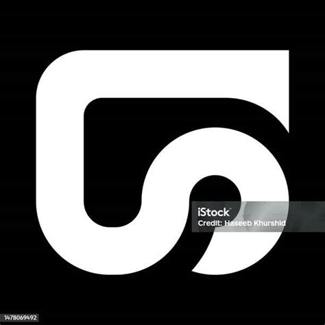 최소한의 Sg 로고 고급 배경에 Gs 편지의 아이콘입니다 Sg 모노그램 이니셜을 기반으로 한 로고 아이디어 전문적인 다양한 문자 기호와 배경에 Gs 로고 0명에 대한 스톡