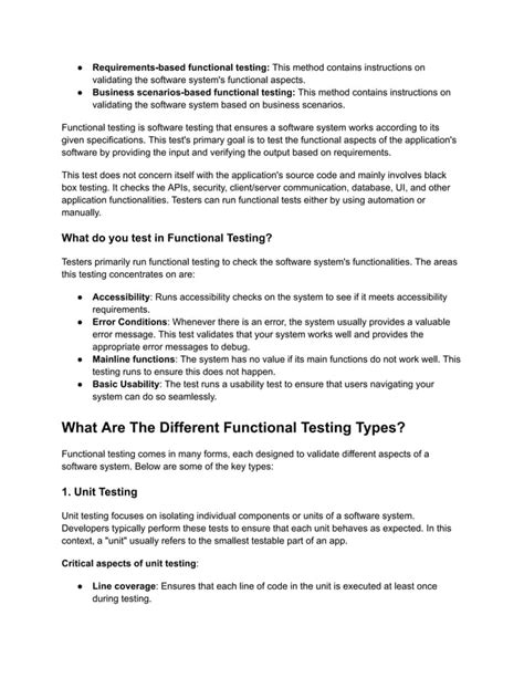 a complete guide to functional testing pdf web development internet