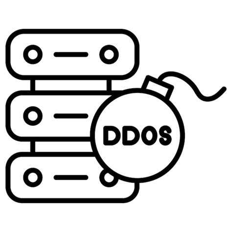 Premium Vector Server Ddos Vector Illustration