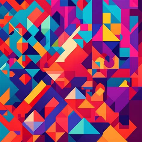Premium Ai Image Abstract Digital Artwork Featuring A Unique Blend Of