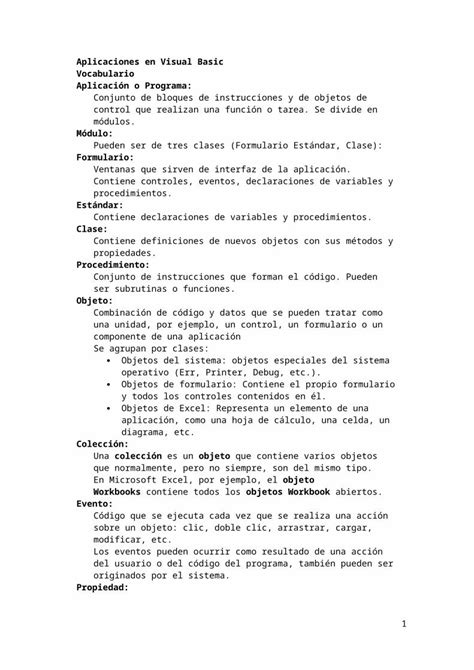 Docx Aplicaciones En Visual Basic Dokumentips
