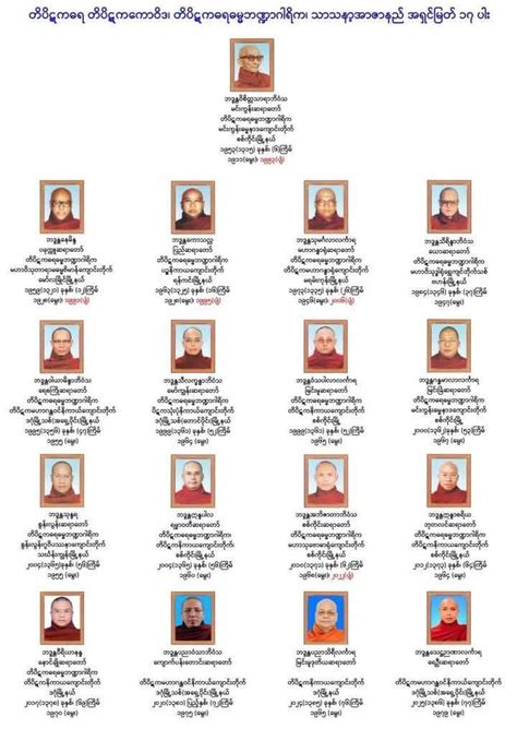 ပိဋကရတနာ တိပိဋကဓရ တိပိဋကကောဝိဒ သုတဗုဒ္ဓ ၁၇ ပါး Facebook