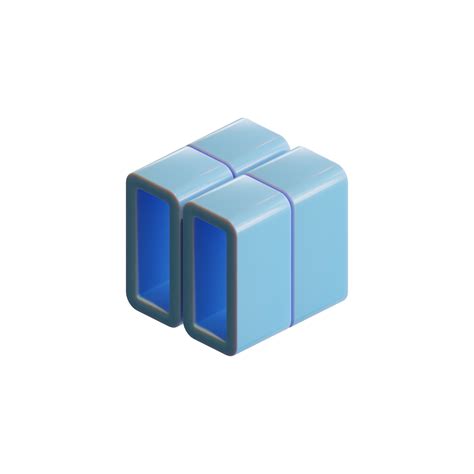 Cube 3d Render Design Element 04 24073781 Png