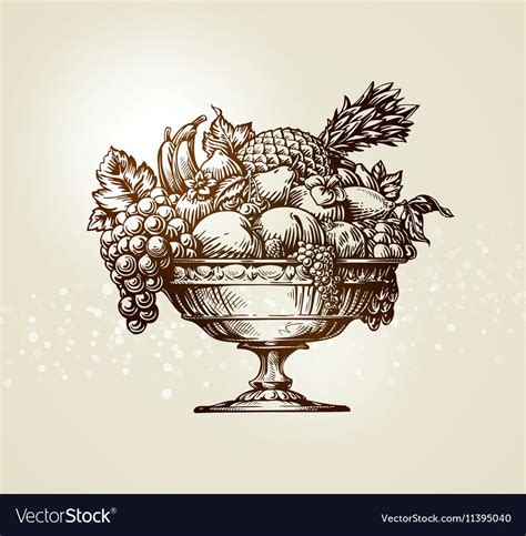 Ваза с фруктами рисунок 76 фото