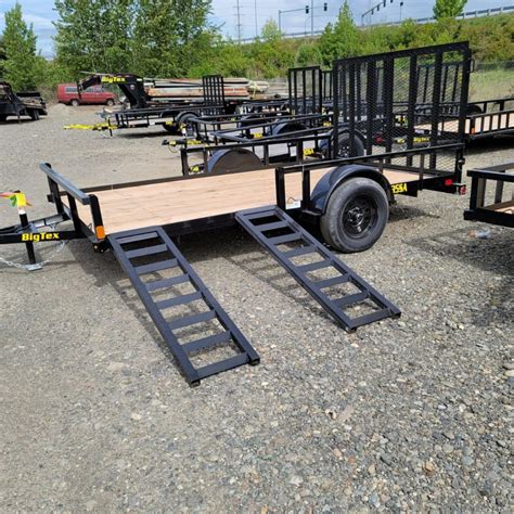 Big Tex 35sa 12rsx 65×12′ Spring Assist Ramp Gate Utility Trailer