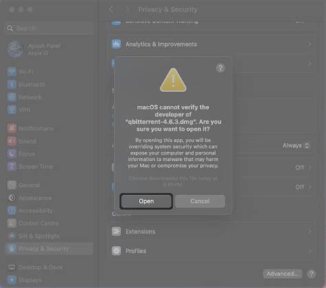 Fix MacOS Cannot Verify That This App Is Free From Malware Error