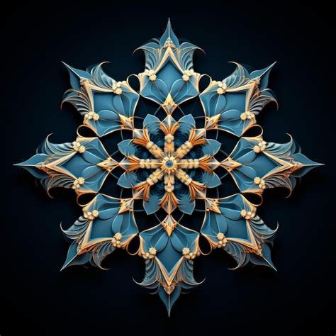 Premium Photo The Endless Beauty Of Fractal Patterns Unraveling The Infinite Snowflake