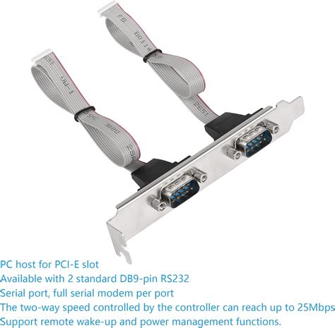 CERRXIAN M M B Key To X RS Serial Adapter Card M To DB Expansion Card Port Serial