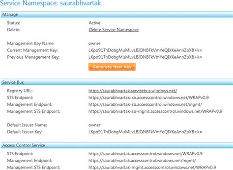 Working With Windows Azure Platform Appfabric Access Control Service