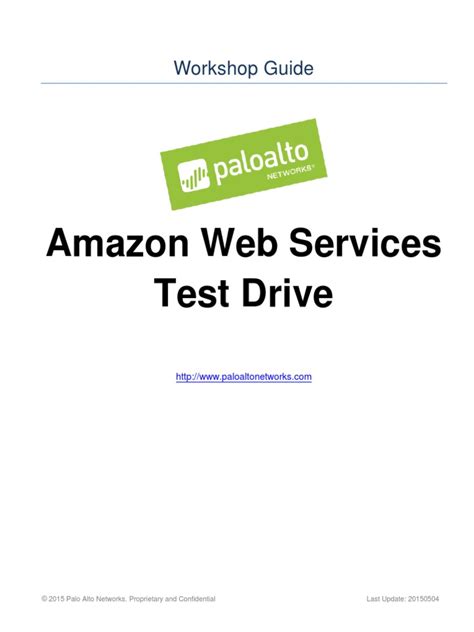 Aws Test Drive Workshop Guide V4 Pdf Dynamic Web Page World Wide Web