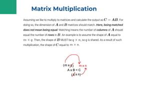 Matrix Operations In Practice Using Python PDF
