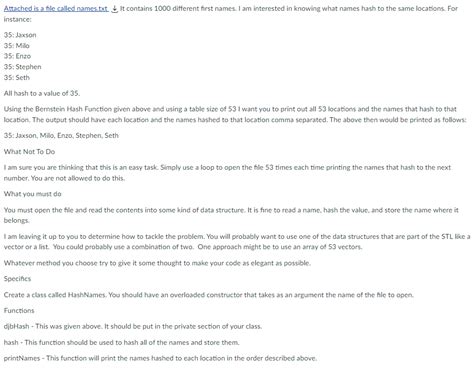 solved hashing or the use of a hash function uses an