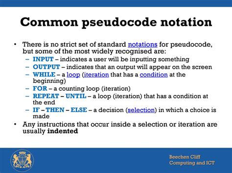 Writing Pseudocode Computing Yr Ppt Download