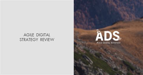 Agile Digital Strategy Review Benefits Pricing