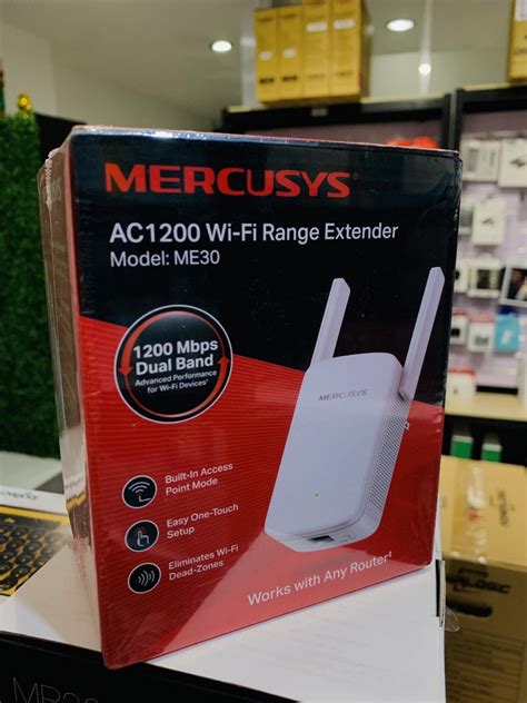 Mercusys Me30 Ac1200 Wi Fi Range Extender Dual Band Computers And Tech