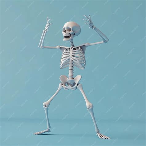 3d Cartoon Skeleton Anatomy A Fun And Educational Guide Premium Ai