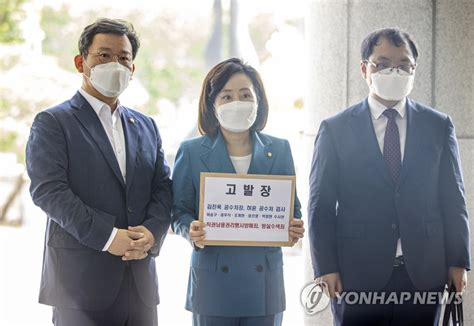 국민의힘 불법 압수수색 공수처장 고발장 檢제출 나무뉴스