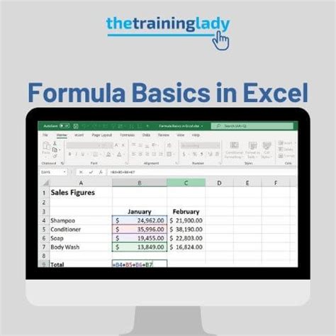 Explore How To Use Formulas In Excel The Training Lady