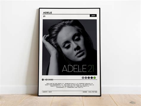 Adele 21 Album Poster Album Cover Poster Adele Poster Music Poster Sold By Unsympathetic